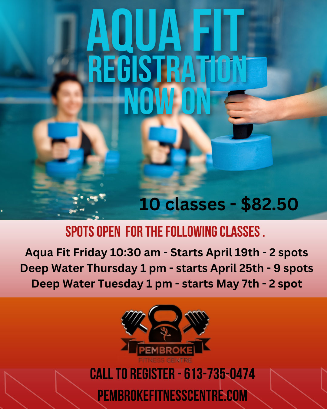 2024 Aqua Fit Classes